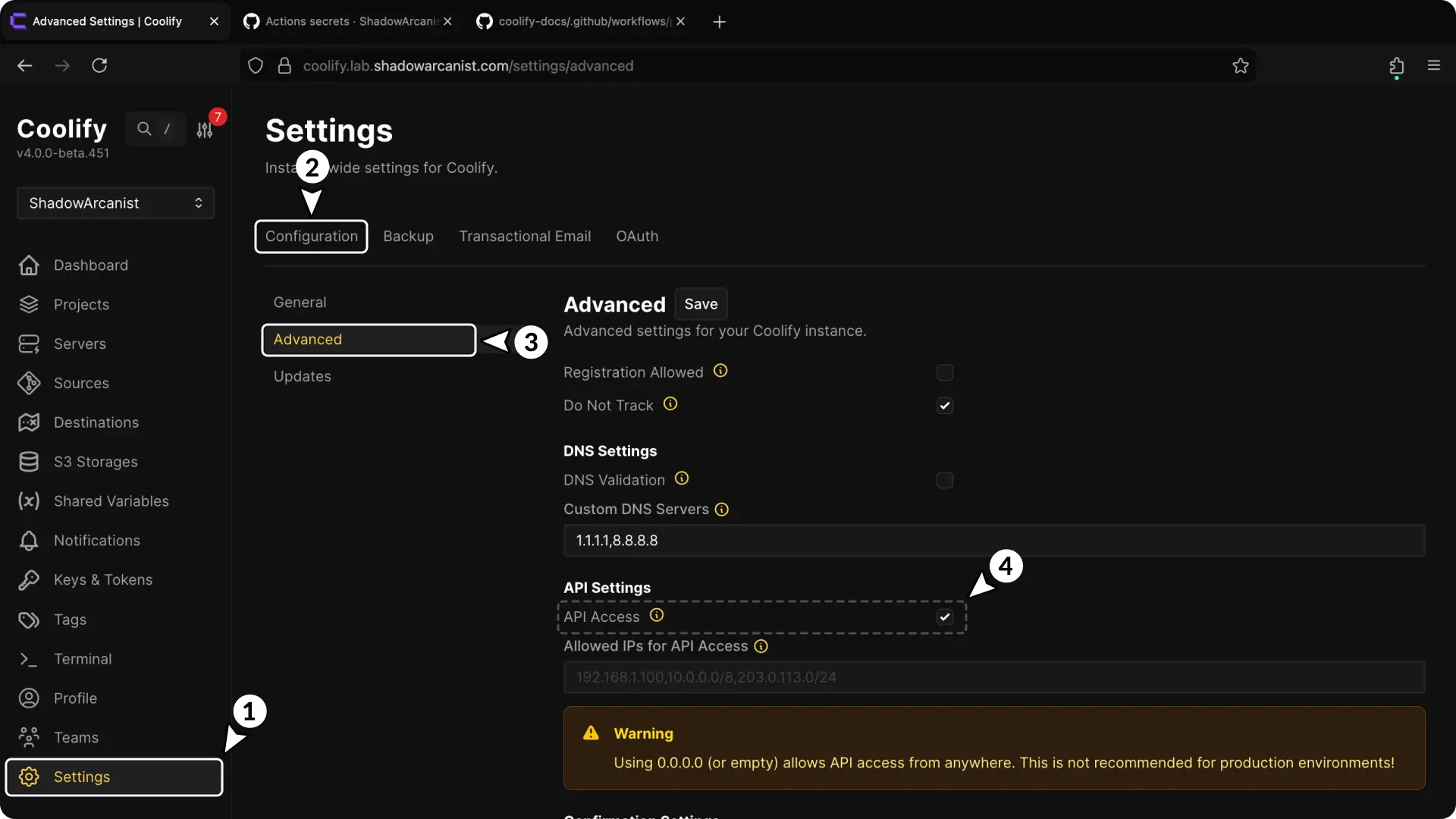 GitHub Actions | Coolify Docs