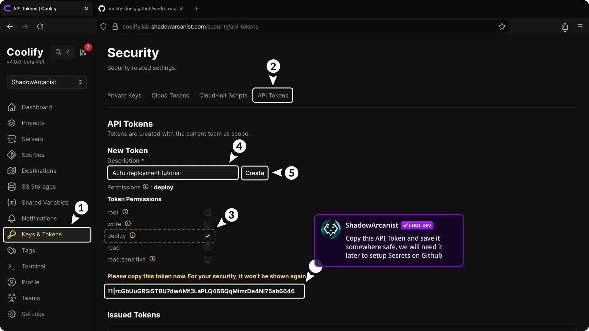 GitHub Actions | Coolify Docs